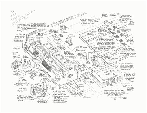 Detention Centre Schiphol Drawing On De Zachte Atlas