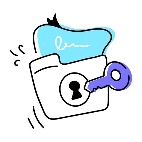 Premium Vector Security And Encryption Doodle Icons