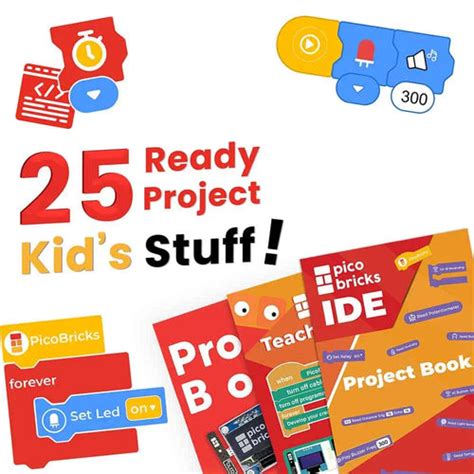 Picobricks Raspberry Pi Pico Starter Kit With 12 Sensors And
