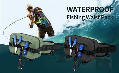 Keefree 22l Waterproof Waist Bag Double Sided Tpu Fanny