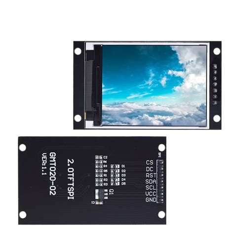 Display LCD OLED De Polegadas TFT IC ST V RGBx Dot Matrix SPI Interface Para O