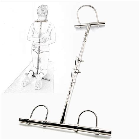 Stainless Steel Bdsm Torture Kneel Spreader Bar Bondage Restraints