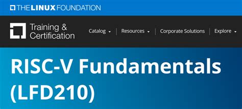 La Linux Foundation Y Risc V International Lanzan Risc V Fundamentals Course Mancomún