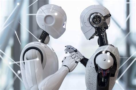 Premium Photo Ai Collaboration Humanrobot Interaction On Big Data Network
