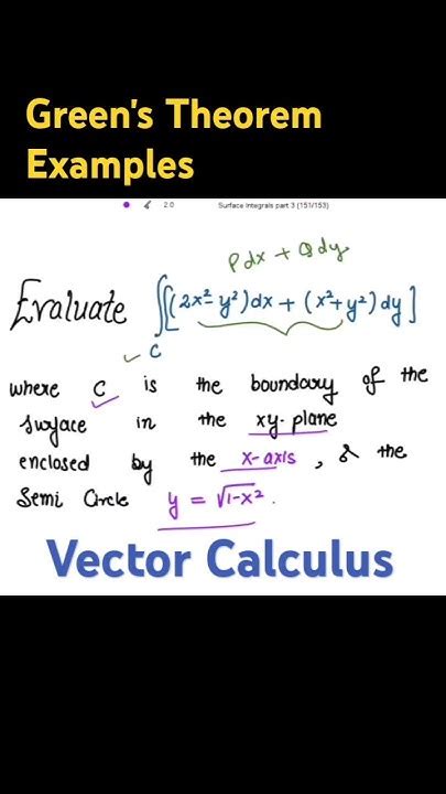 Greens Theorem Engineering Mathematics Examples Youtube
