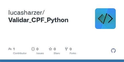 Github Lucasharzervalidarcpfpython