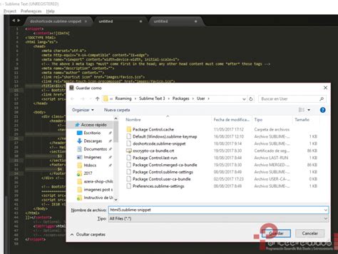 Crear Snippets Sublime Text Simplifica Y Aumenta Tu Productividad