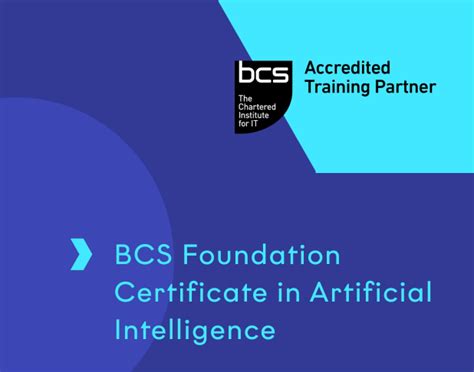 Bcs Foundation Certificate In Artificial Intelligence Ilx Group Uk