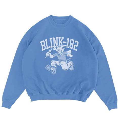 Rabbit Blue Crewneck Blink 182 Official Store