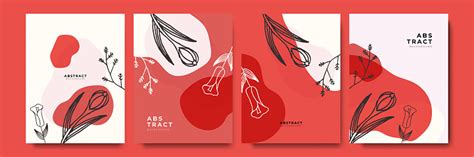 텍스트 꽃과 잎을위한 복사 공간이있는 간단한 현대 스타일의 벡터 디자인 템플릿 결혼식 초대 배경과 프레임 소셜 미디어 이야기 배경 화면 개념에 대한 스톡 벡터 아트 및 기타