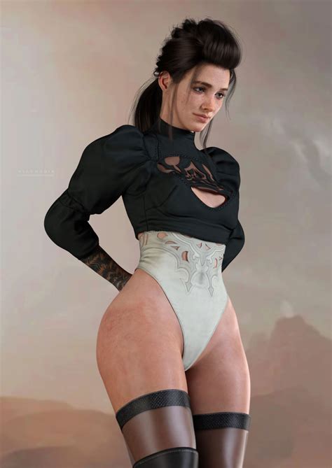 Rule 34 1girls 3d 3d Artwork Alternate Costume Bare Thighs Black Thighhighs Boob Window