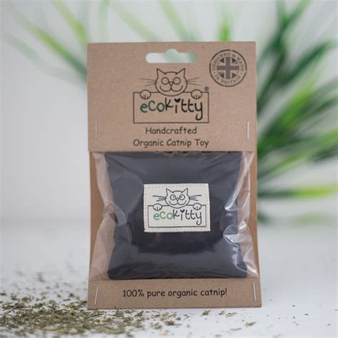 Organic Catnip Label Toy Ecokitty
