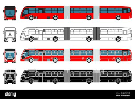 Bus Model Of Curitiba Brazil Stock Vector Image And Art Alamy