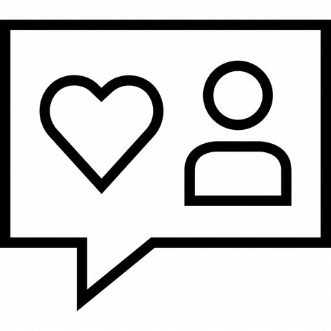 Bubble Chat Heart Icon Download On Iconfinder