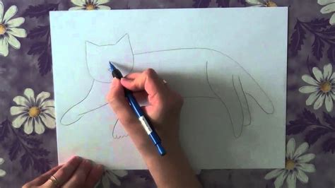 Как нарисовать кота поэтапно для детей 4 года