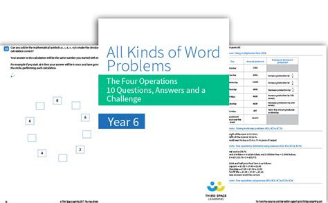 [free] All Kinds Of Word Problems On The Four Operations
