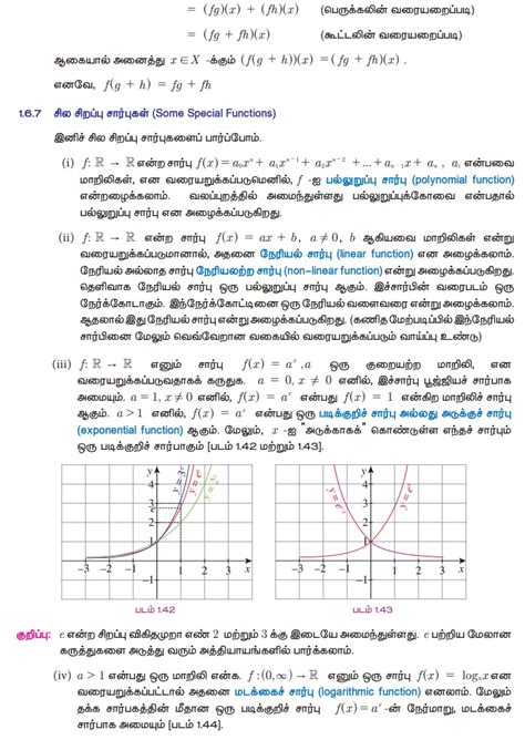 சார்புகள் வரையறை சூத்திரம் வகைகள் சில சிறப்பு சார்புகள்