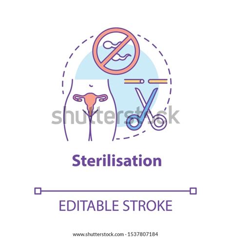 Sterilisation Device Concept Icon Safe Sex Stock Vector Royalty Free Shutterstock