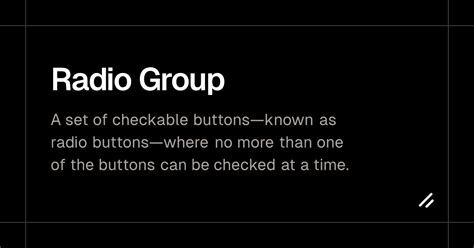 Radio Group Shadcnui