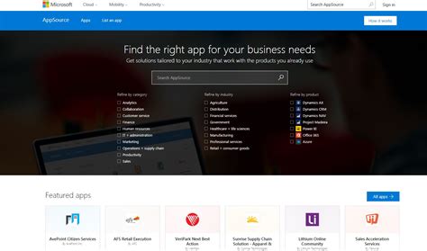 Understanding Microsoft Appsource And Dynamics 365 Microsoft Dynamics
