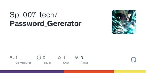 github sp 007 tech password gererator