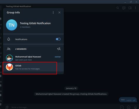 Errot Gitlab Webhook Using Gitlab Bot Telegram Self Managed Gitlab