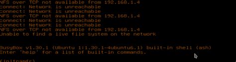 Pxe Nfs Over Tcp Not Available From Xxxx Ask Ubuntu