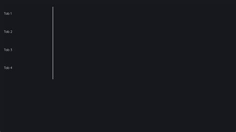 Animated Vertical Tabs