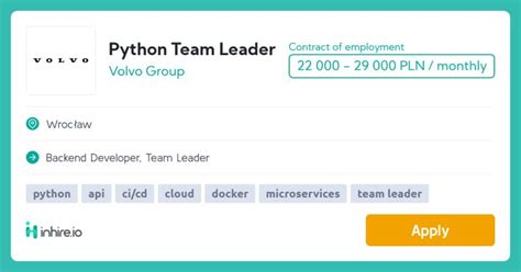 greta pawlicka on linkedin python team leader volvo group wrocław