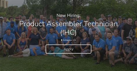 Product Assembler Technician Ihc At National Assemblers Product Assembler Technician Ihc At National Assemblers