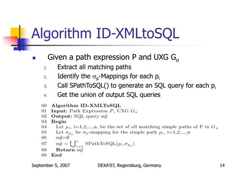 ppt xml to sql query mapping in the presence of multi valued schema