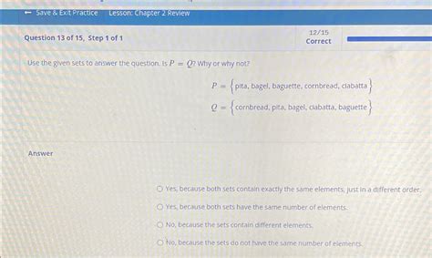 solved larr save and exit practicelesson chapter 2