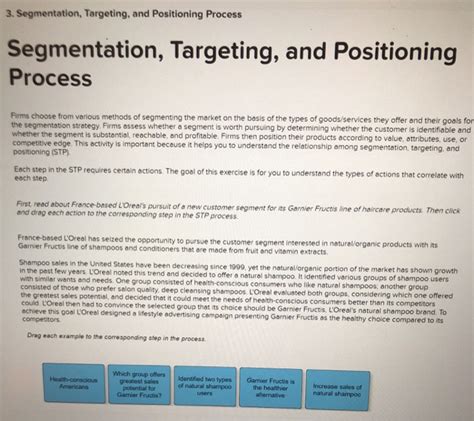 solved 3 segmentation targeting and positioning process
