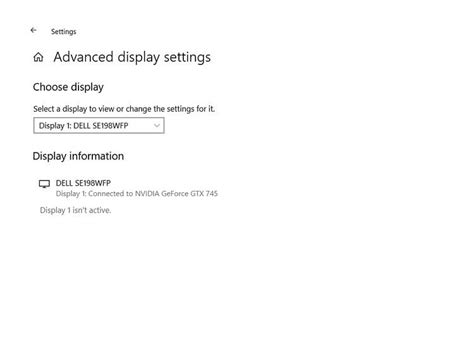 Second Monitor Inactive Solved Windows 10 Forums