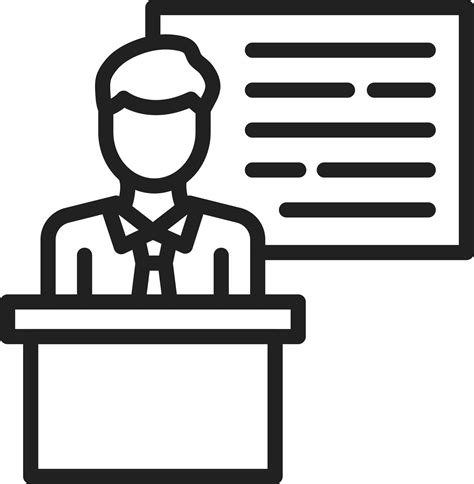 lecture icon vector image 23934863 vector art at vecteezy