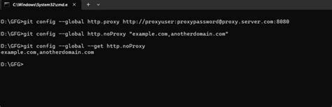 Getting Git To Work With A Proxy Server Geeksforgeeks