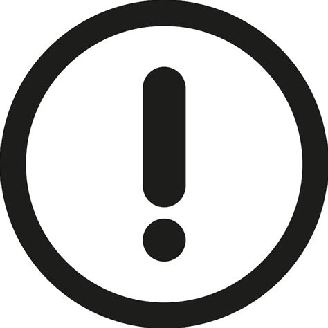 Exclamation Button Vector Svg Icon Svg Repo