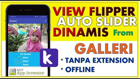 Auto Slider View Flipper Offline Dinamis Sederhana Kodular Youtube