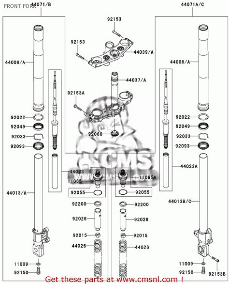 440080030499 pipe fork outer a bla kawasaki buy the 44008 0030 499