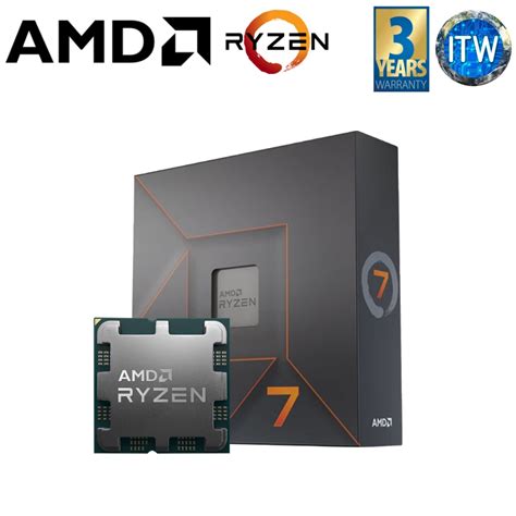 Itw | AMD Ryzen 7 7700X 8 Cores 16 Threads Desktop Processor without ...