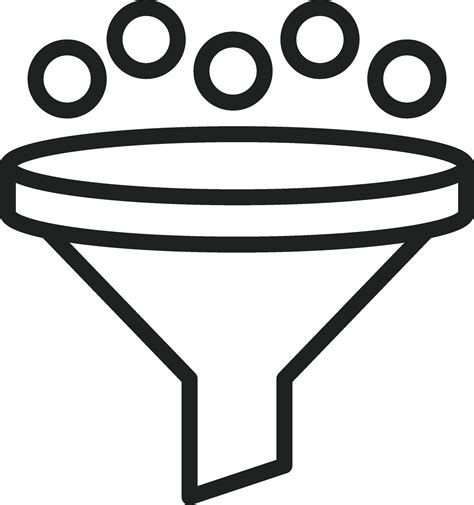 filtering data icon vector image suitable for mobile apps web apps