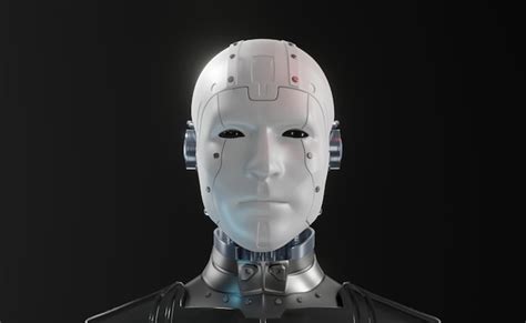 Ai 로봇 기계 학습 혁신 기술 3d 렌더링 프리미엄 사진