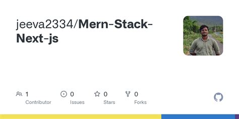 Github Jeeva2334mern Stack Next Js