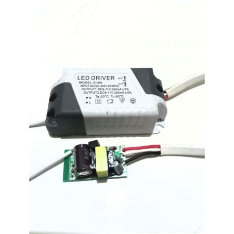 Jual Driver Lampu Led Downlight 2 Warna 3 6watt Minus Hanya Kabel