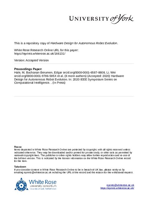 pdf hardware design for autonomous robot evolution