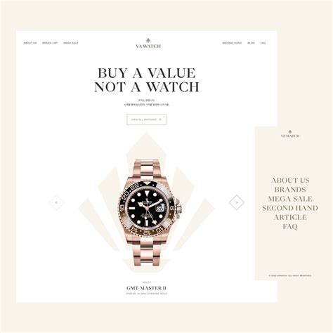 Va Watch 다국어 웹사이트 기획 디자인 개발 웹 Ui·ux 포트폴리오 크몽
