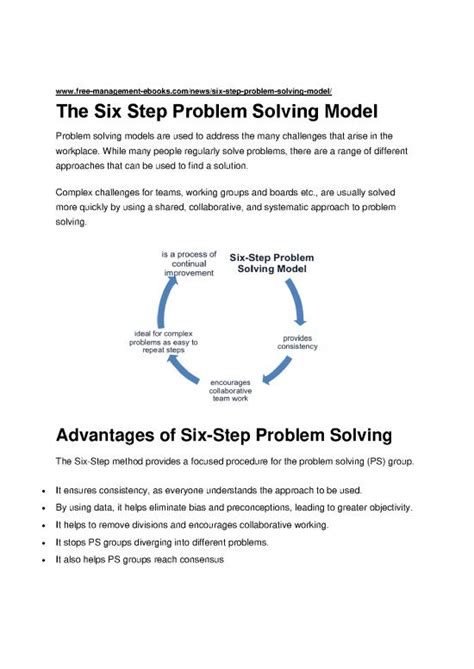 Group Therapy Pdf 92684 6 Step Problem Solving Process