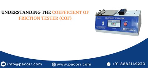 Understanding The Coefficient Of Friction Tester