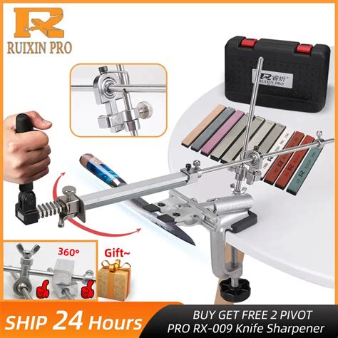 Ruixin Pro Rx 009 Knife Sharpener Kit Metal Fixed Angle Adjustable ...