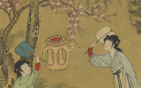 百美图卷 明代 仇英 以画雅集